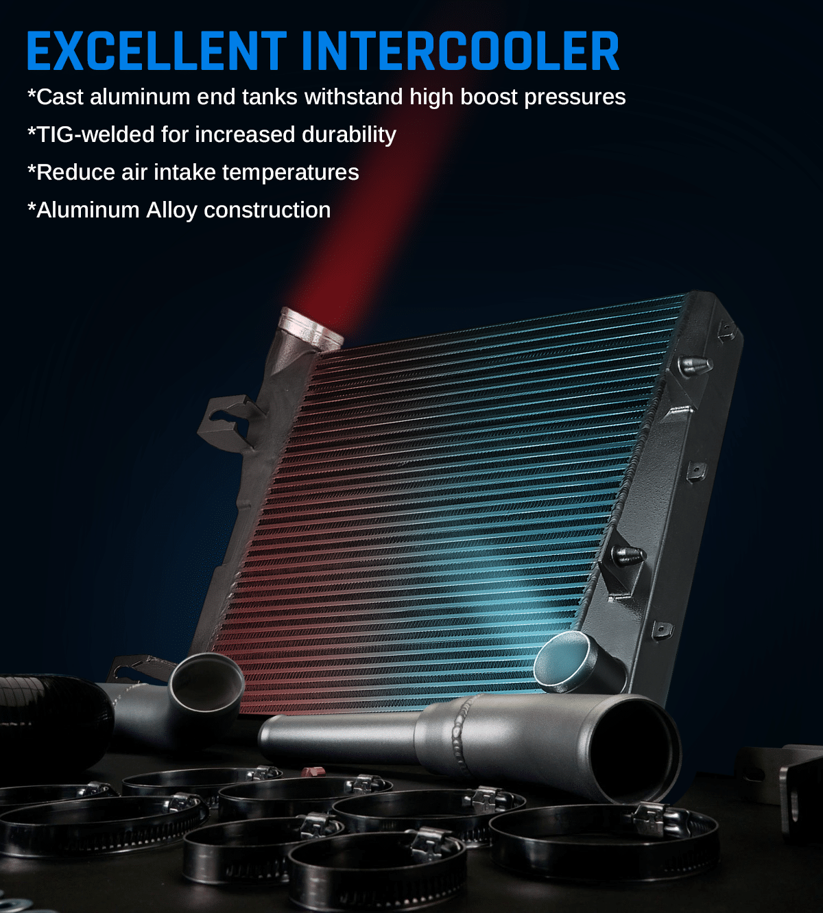 Intercooler-2015-2020 FORD F150 2.7L/3.5L Ecoboost V6 Engine – CyberX ...